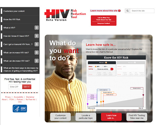 HIV Risk Reduction Tool Helps People Understand HIV Risk and Strategies ...